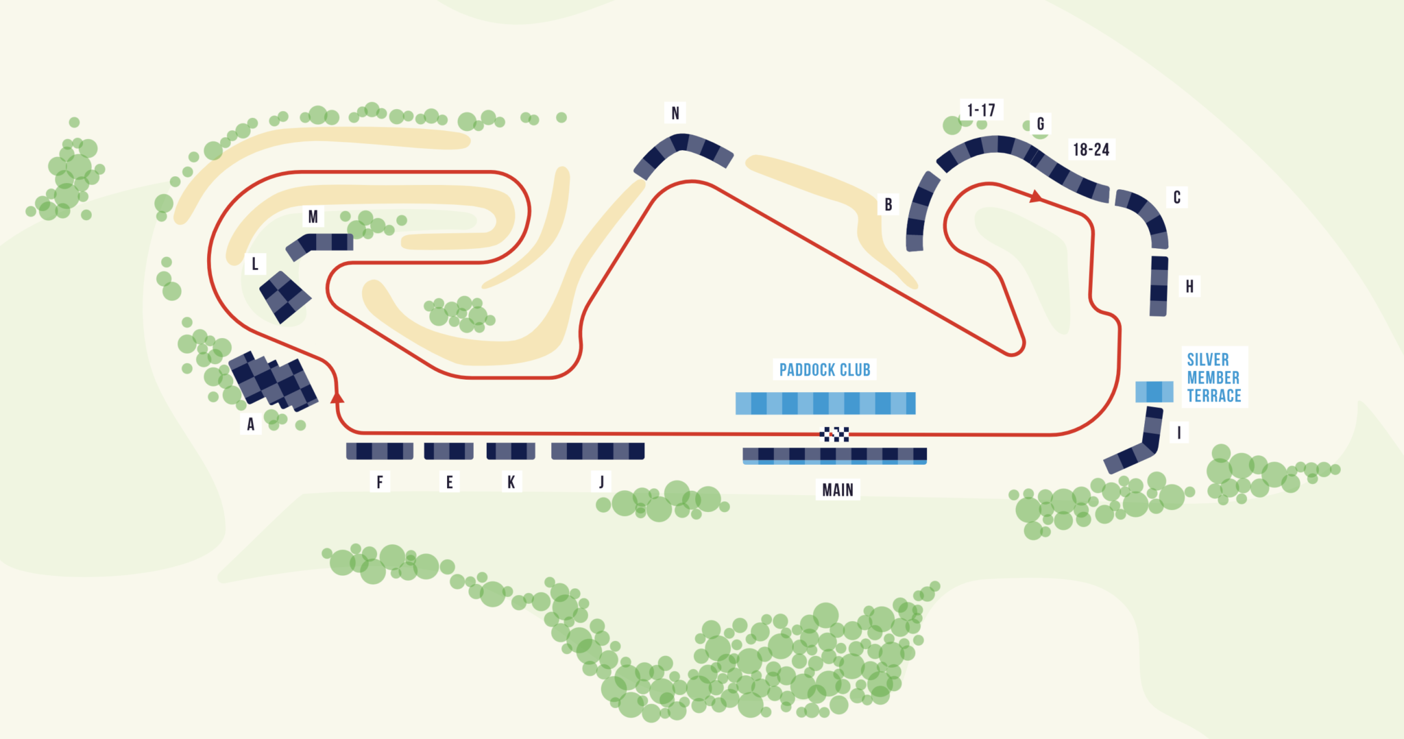 Spanish Grand Prix: Grandstand guide for Circuit de Catalunya-Barcelona