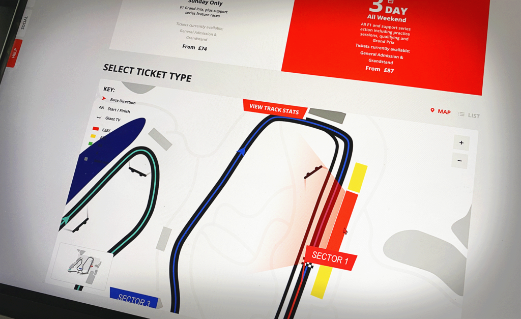 Introducing Map View, a new feature for Motorsport Tickets