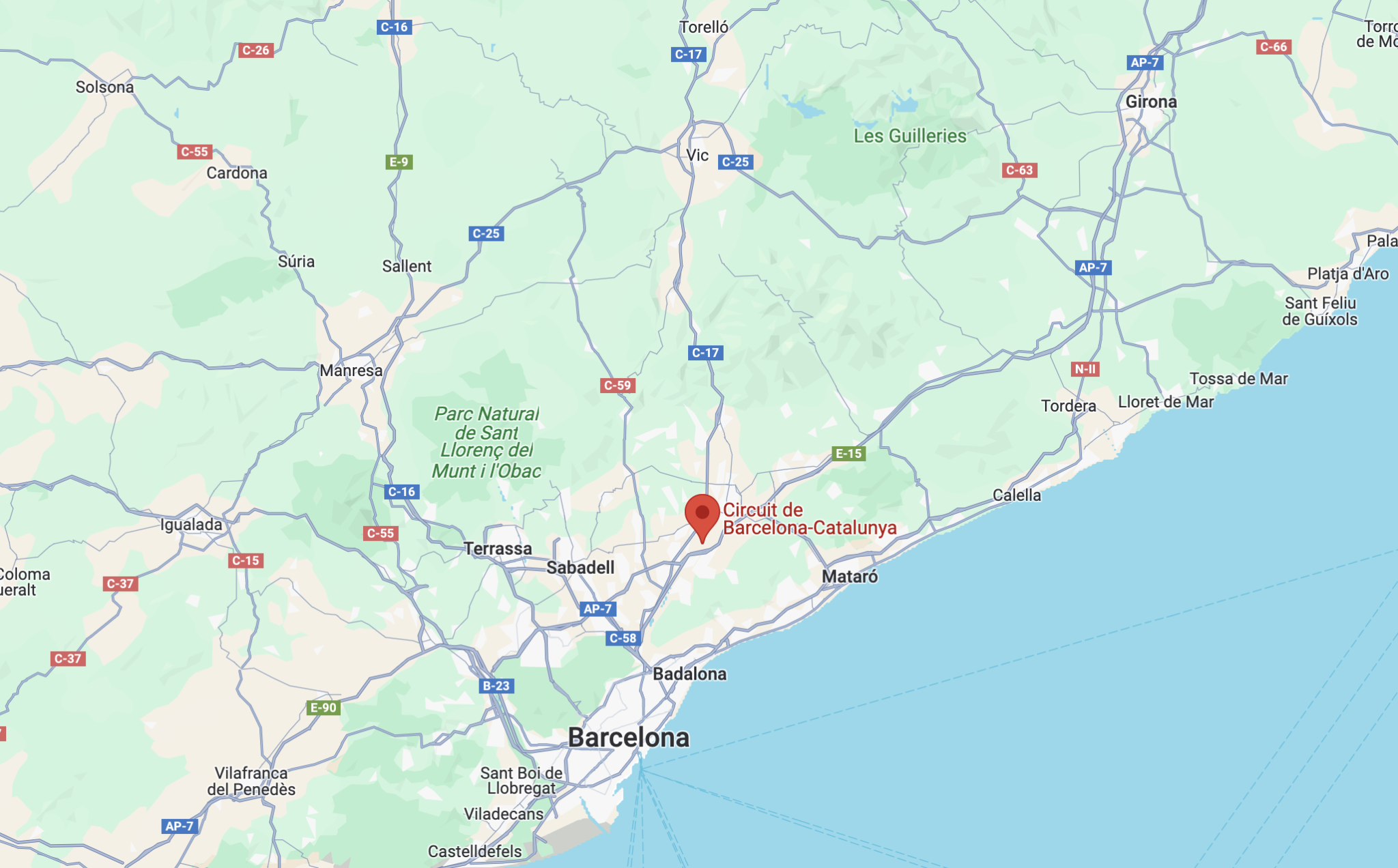 How to get to Circuit de Catalunya-Barcelona for the Spanish GP